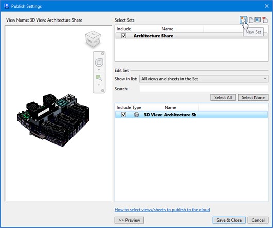Tip: You can click the Preview button on the lower right to expand the dialog box and preview ...